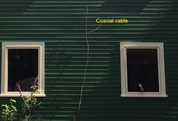 Lightning protection cable, coaxial wiring and which looks better ...